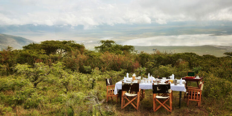Bush Breakfast in Ngorongoro | Unique Safari Dining